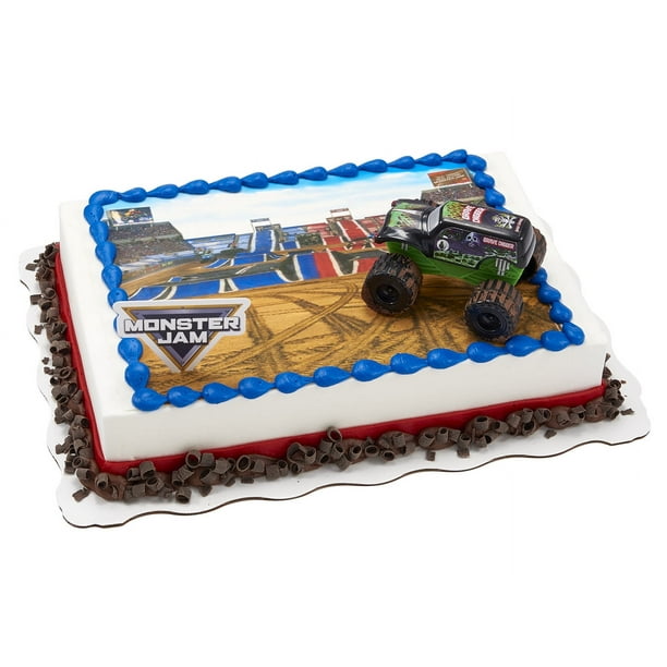 Monster Jam Sheet Cake for Office Birthday Celebrations - Walmart ...