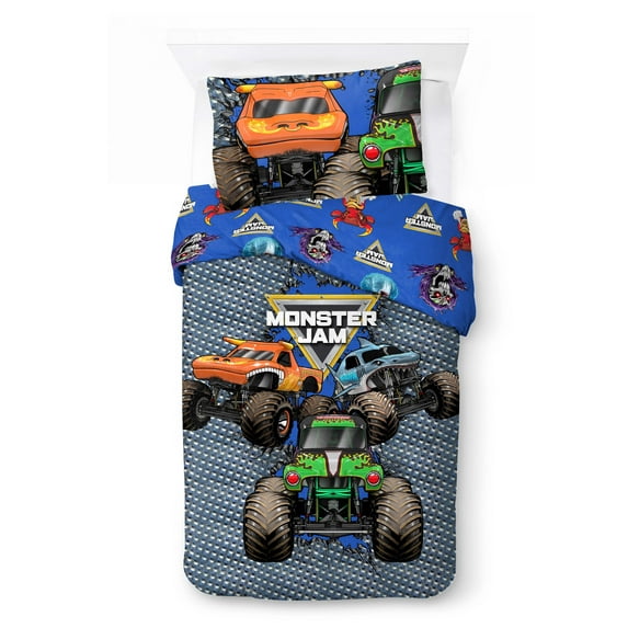 Feld Entertainment Monster Jam Twin/Full Reversible Comforter Set ...