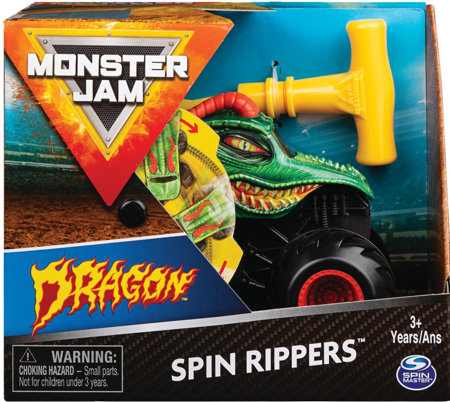 Monster Jam Spin Rippers Dragon 1:43 Scale Monster Truck - Walmart.com