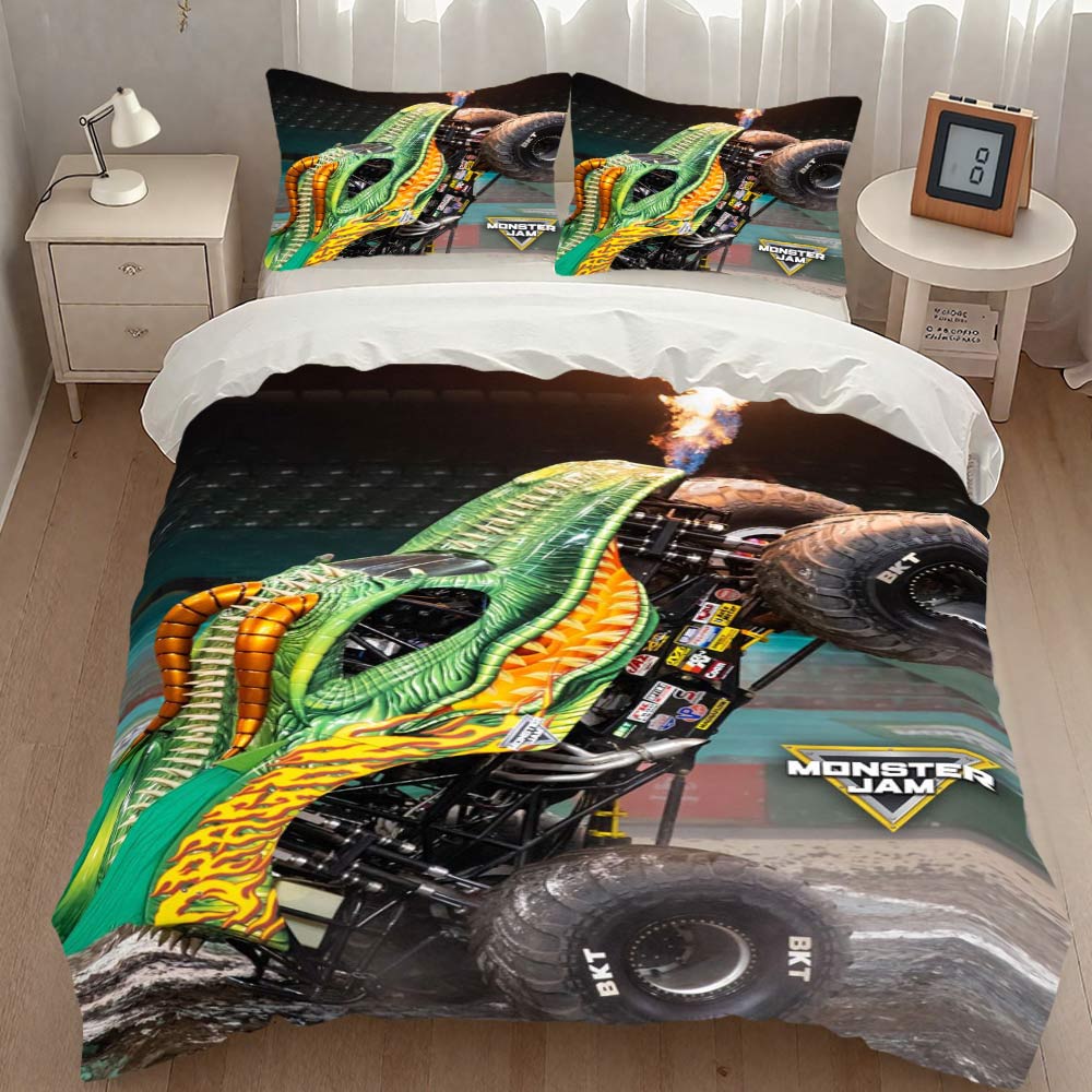 Monster Jam Toddler Bedding Set for Girls Boys Child Sheet Comforter ...