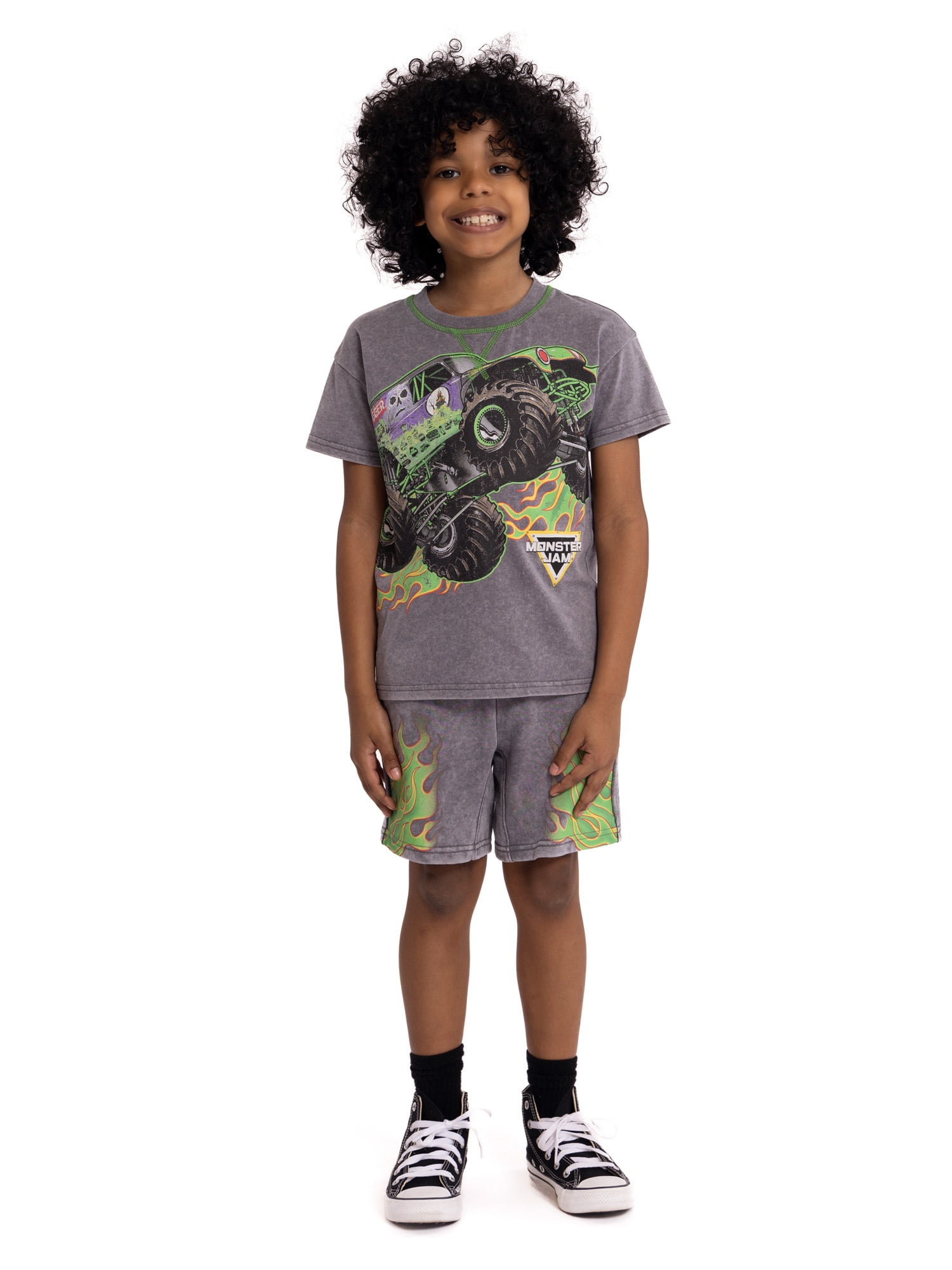 Monster Jam Toddler Boys T-Shirt & Shorts Set - 2T-5T - Walmart.com