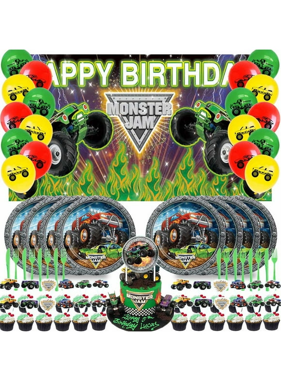 Monster Jam Party Supplies in Party & Occasions - Walmart.com