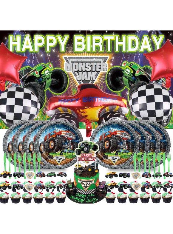Monster Jam Party Supplies in Party & Occasions - Walmart.com