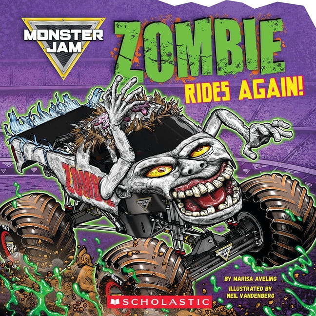 Monster Jam: Zombie Rides Again! (Deluxe Storybook), (Paperback ...