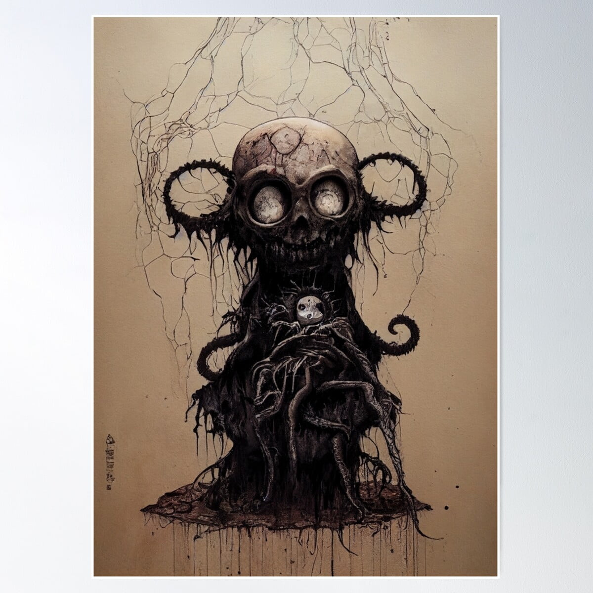 Monster Jenglot, A Weird, Strange And Creepy Creatures Board Prints ...