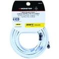 Monster Jhiu 140033-00 25 ft. White 75 Ohm Digital Video Coaxial Cable ...