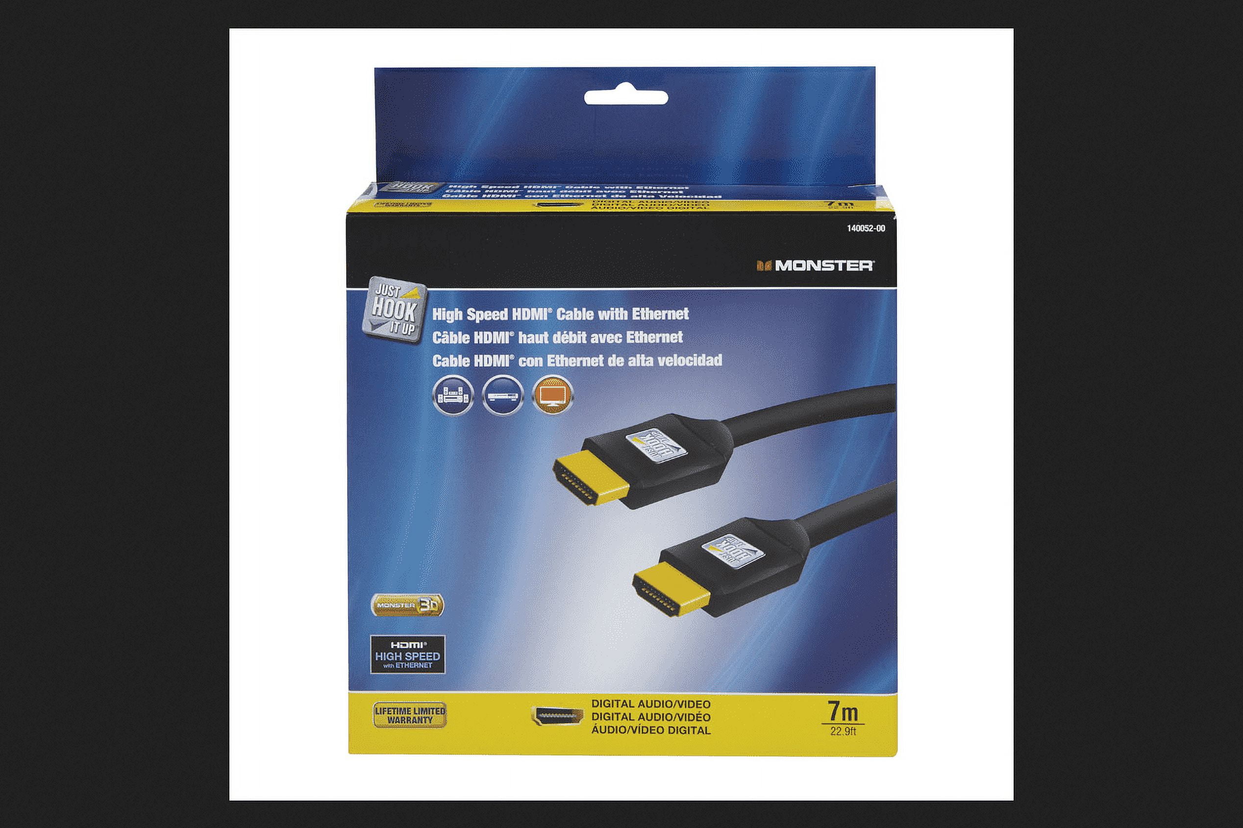 Monster Jhiu 140052-00 High Speed HDMI Cable Ethernet - Walmart.com