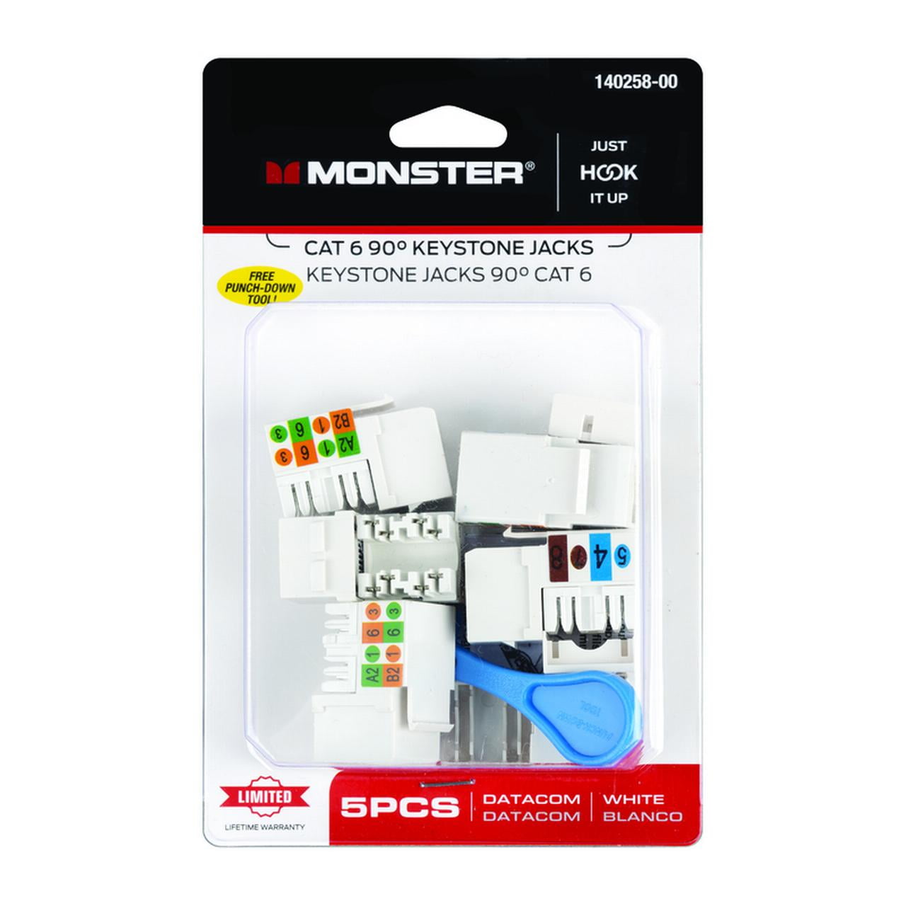 Monster Just Hook It Up Adapter 5 pk - Walmart.com