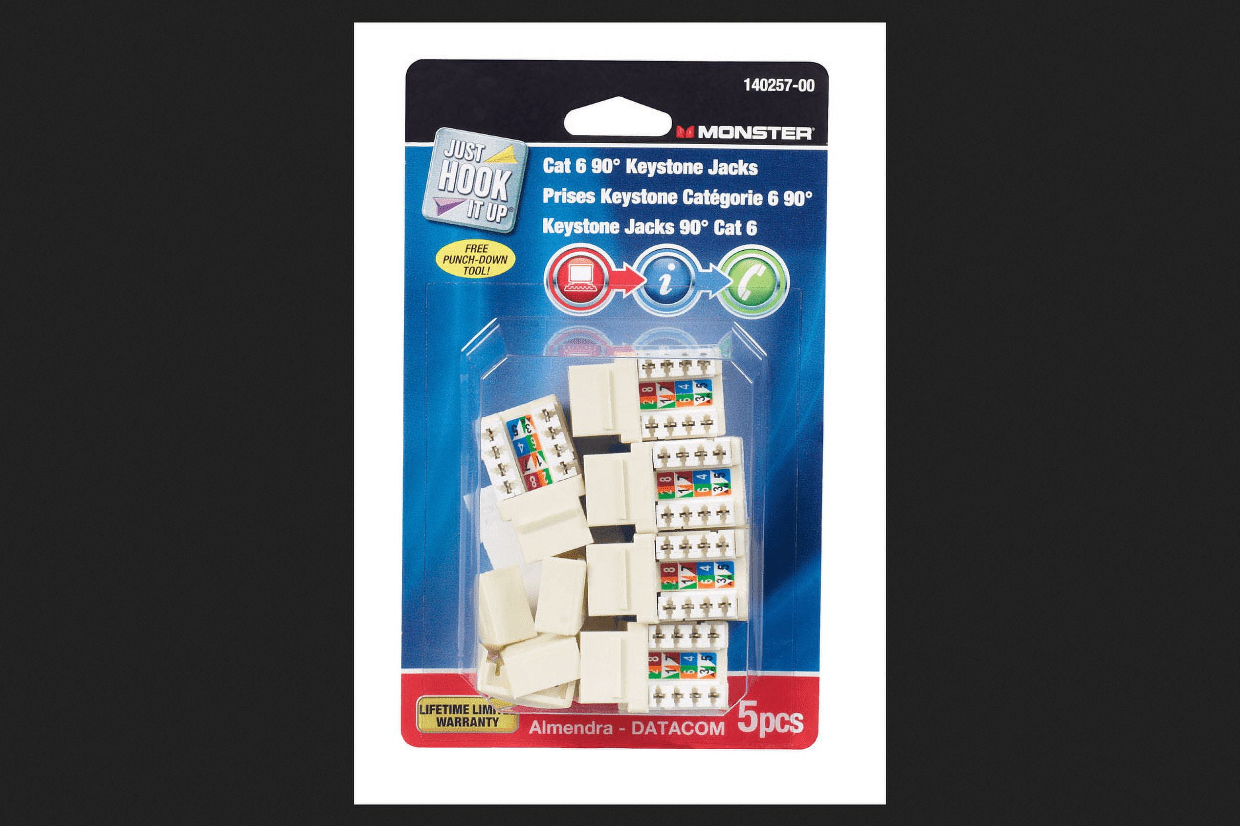 Monster Just Hook It Up Adapter 5 pk - Walmart.com