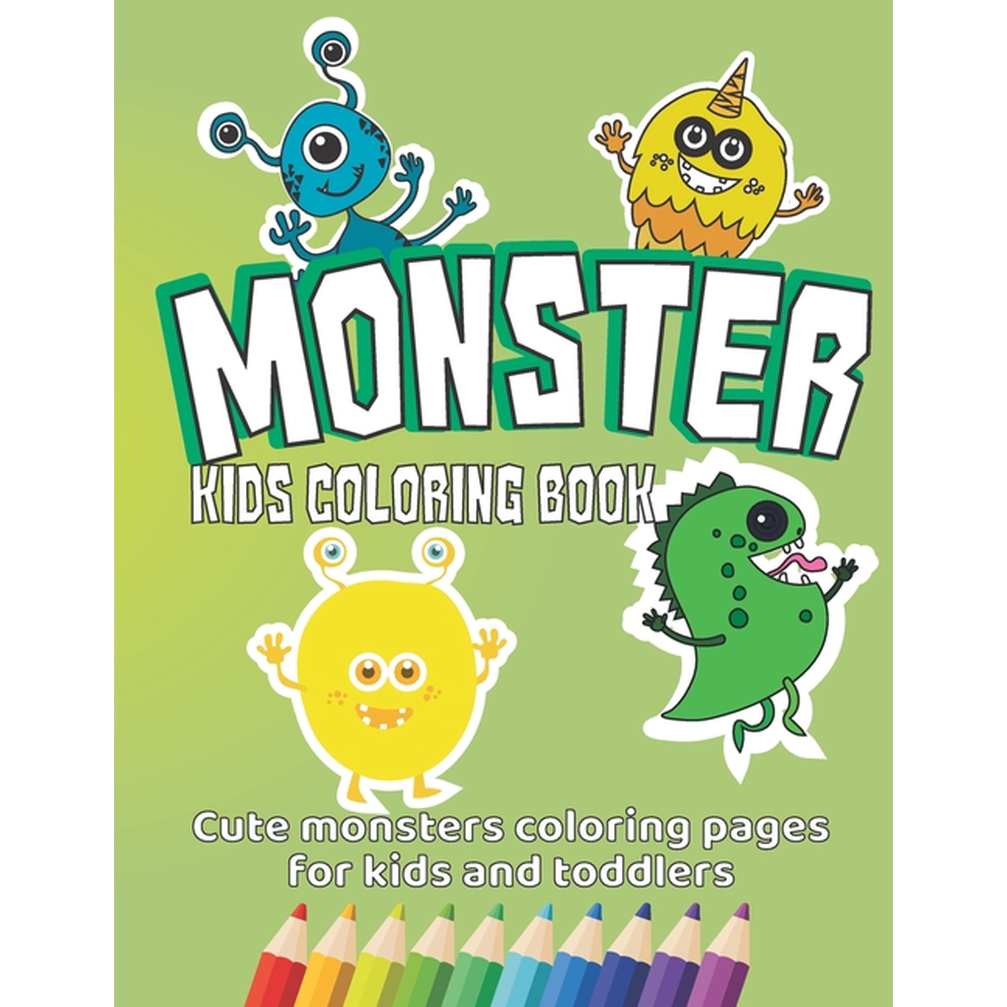 Cute Monster Coloring Pages For Kids