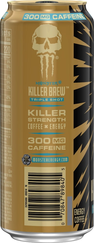 Monster Killer Brew Mean Bean Energy Drink Can - 15 fl oz - Walmart.com