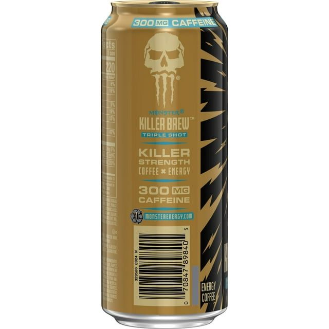 Monster Killer Brew Mean Bean Energy Drink Can - 15 fl oz - Walmart.com