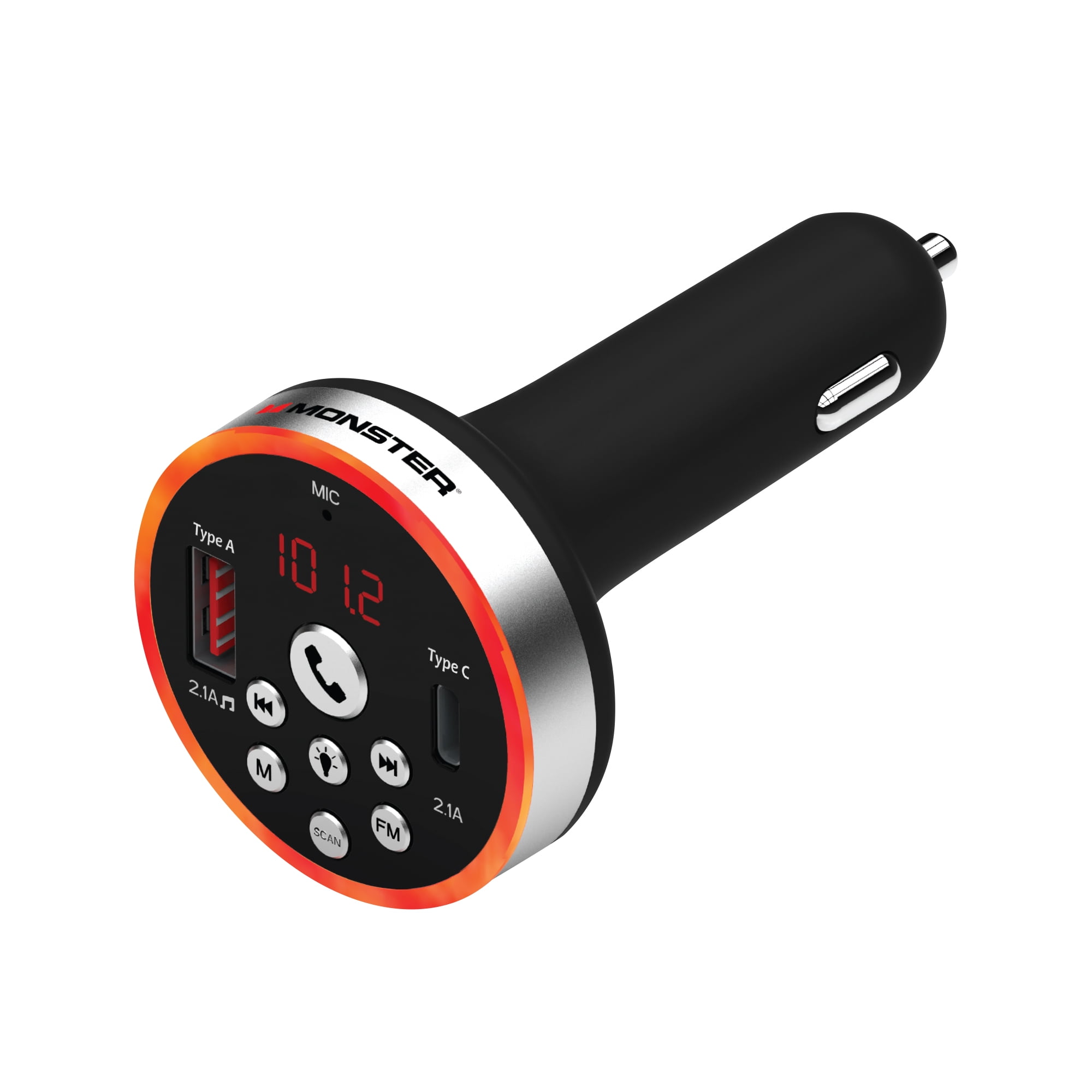 Monster LED Wireless FM Transmitter - Walmart.com