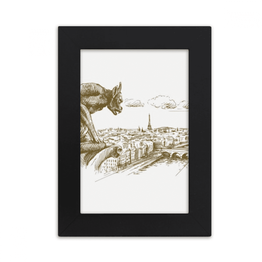 Monster Landmark Sketch Landscape Desktop Photo Frame Picture Display ...