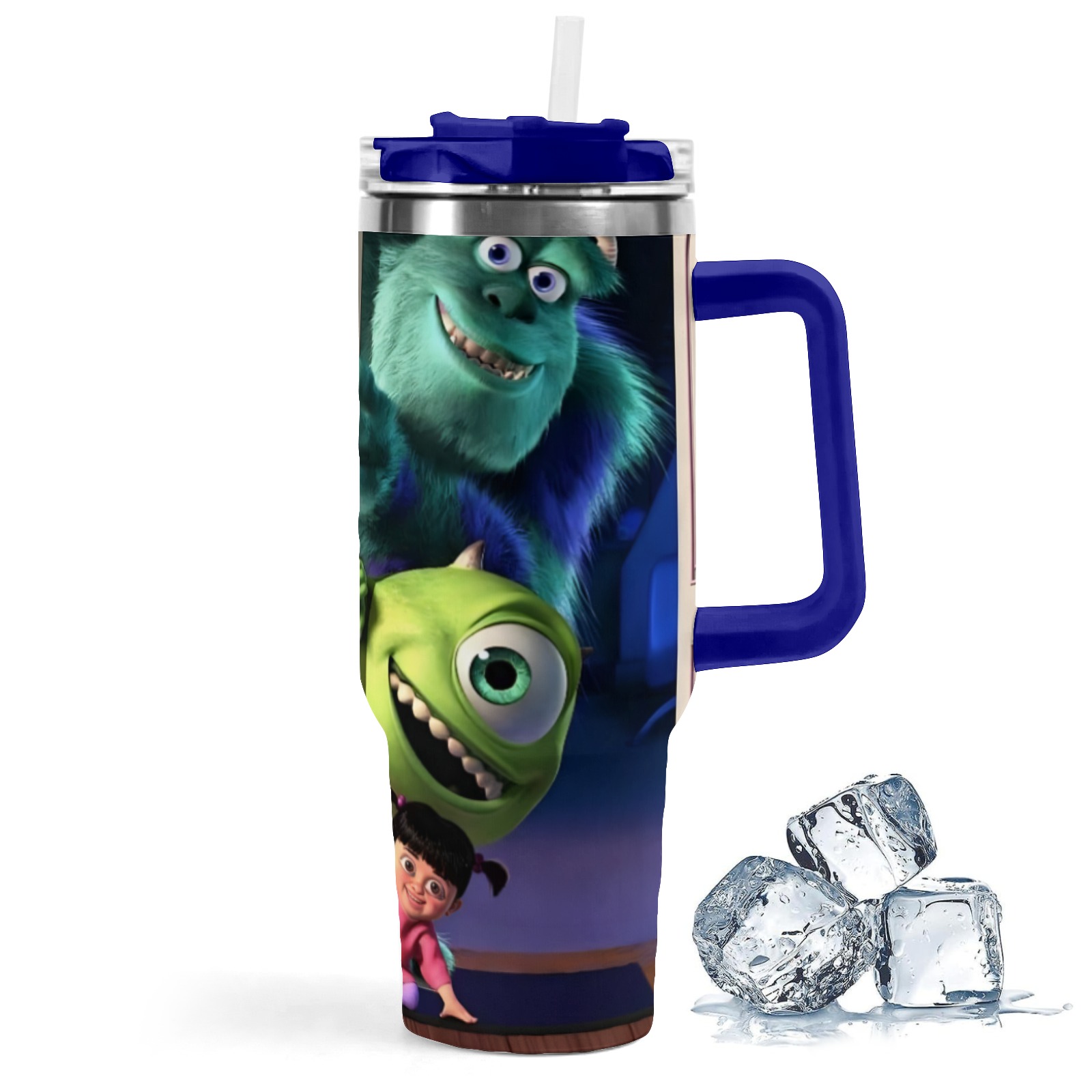 Monster Large capacity car cup has an iconic print, is durable with ...