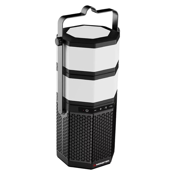 Monster, Luna Portable Speaker, 990334657, Black with RGB Lights ...