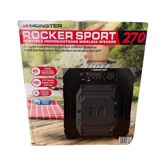 Monster MNRKR270-SPORT-C Rocker Sport 270 Portable Indoor/Outdoor ...