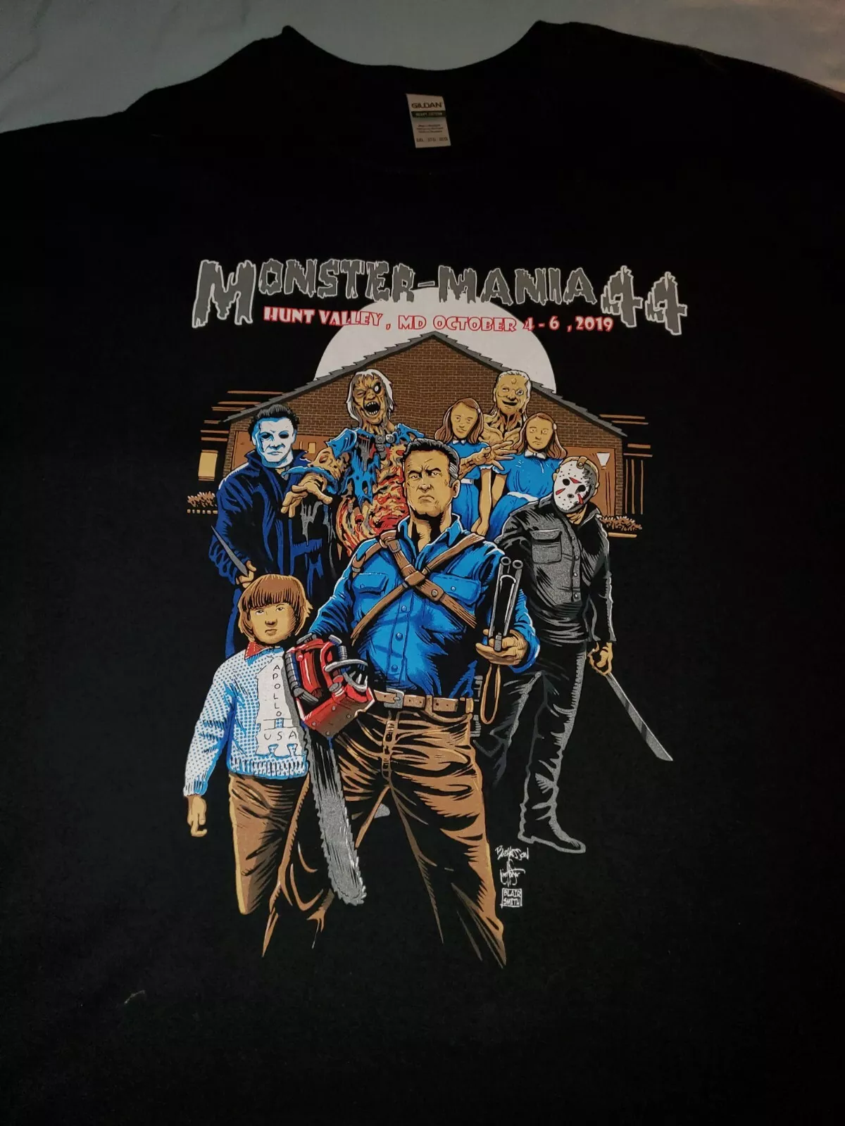Monster Mania 44 T-shirt Halloween Horror Movie Shirt - Walmart.com