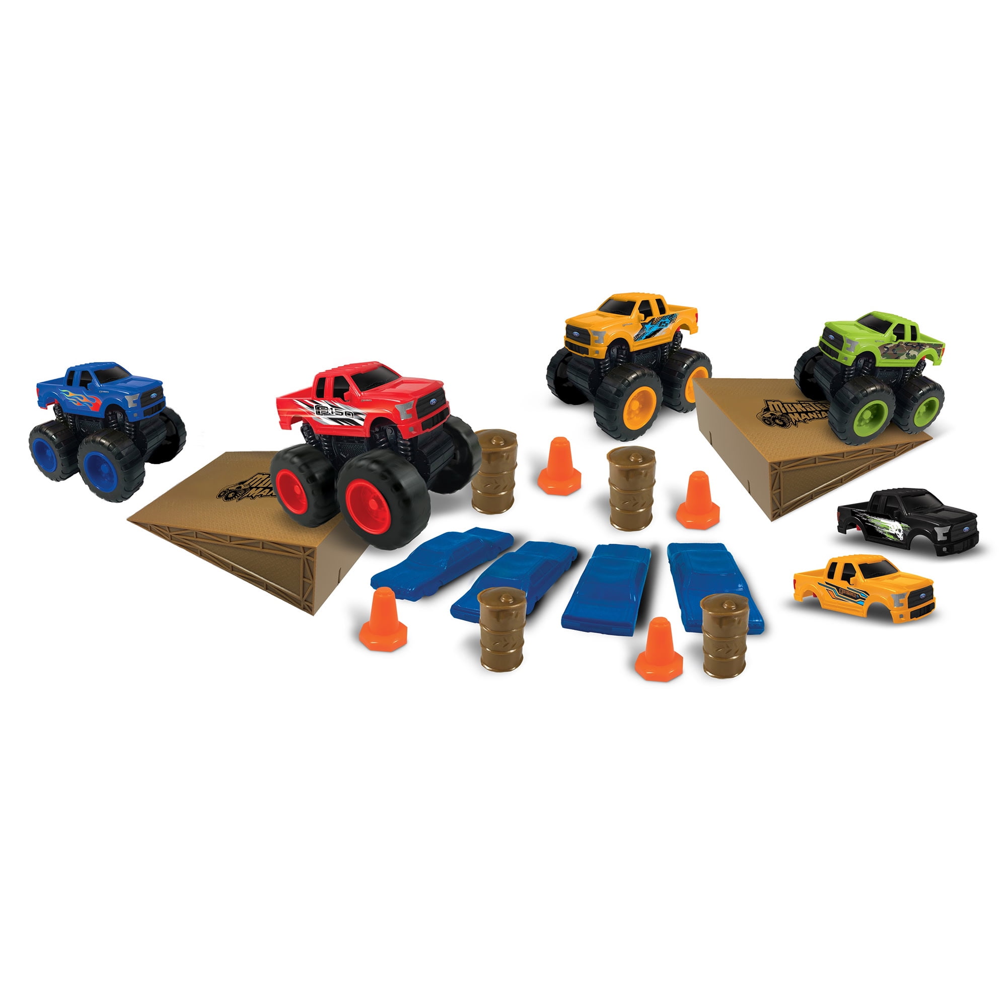 Monster Maniacs Ford Switch 'Ems 24 Piece Vehicle Gift Set, Friction ...