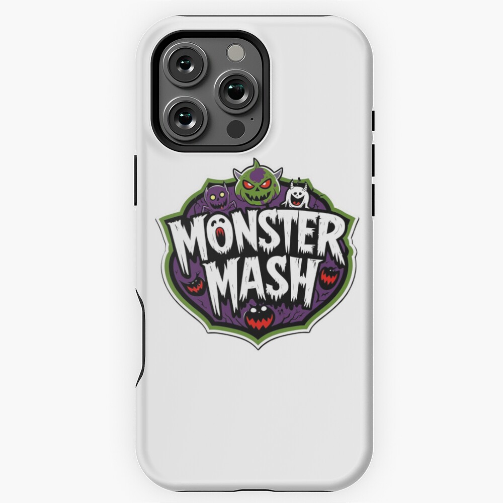 Monster Mash Halloween Party Phone Case for iPhone 16 15 14 13 12 11 ...