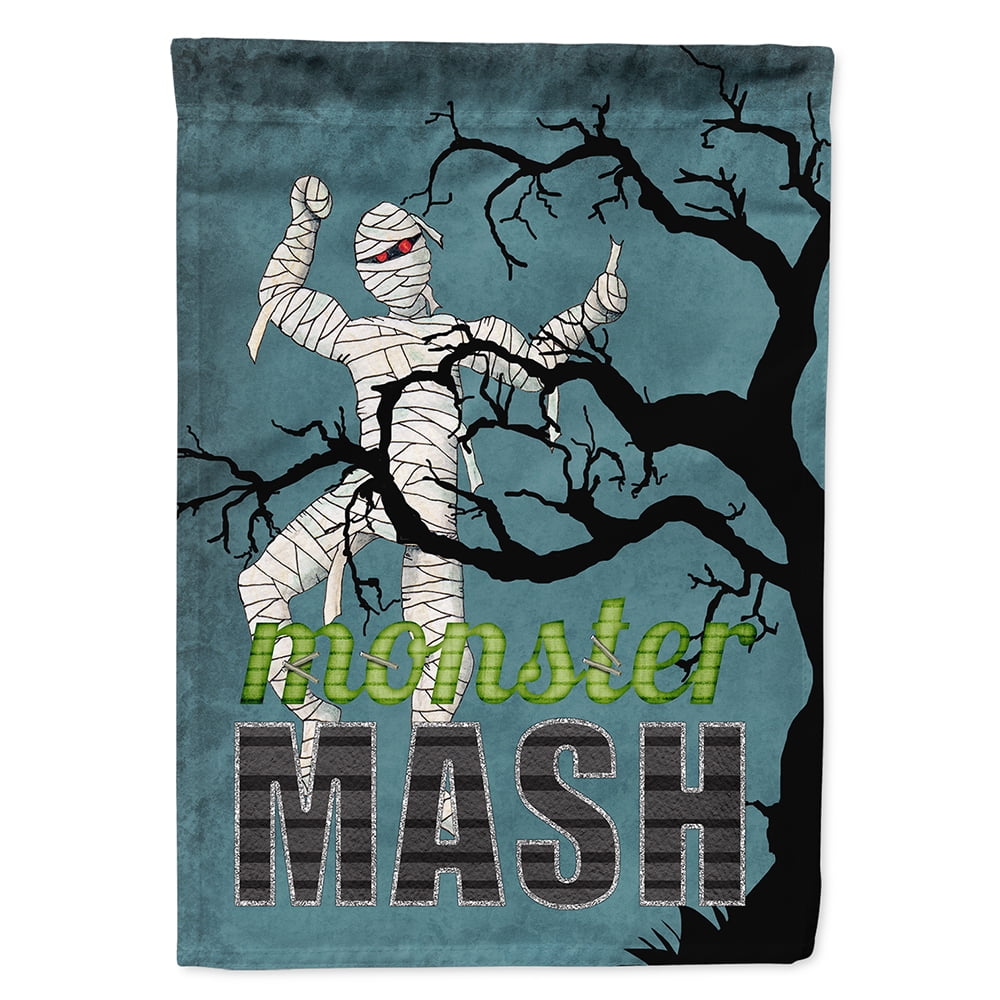 Monster Mash with Mummy Halloween Garden Flag - Walmart.com