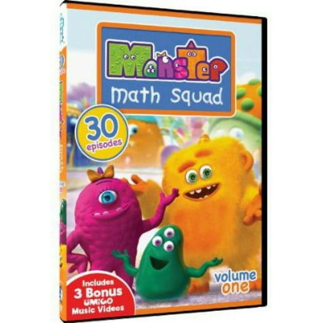 Monster Math Squad - Volume One - 30 Episodes DVD (DVD), Mill Creek ...