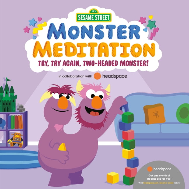 Monster Meditation: Try, Try Again, Two-Headed Monster!: Sesame Street ...
