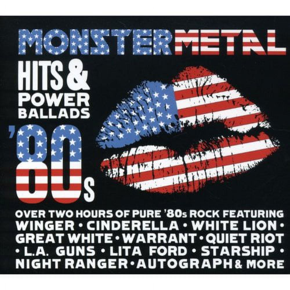 Monster Metal Hits & Power Ballads' 80s (CD) by Various Artists ...