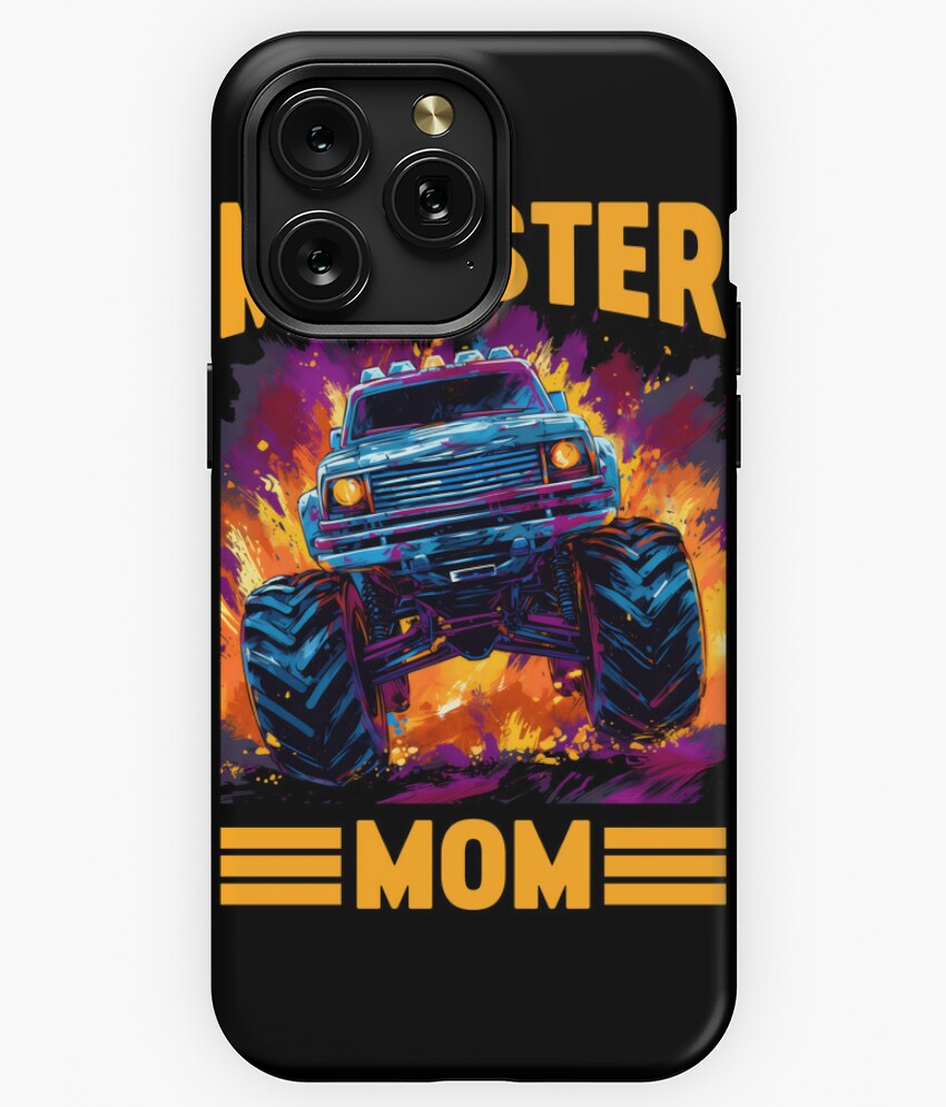 Monster Mom Truck Vintage Race Truck Mother's Day A7243 Phone Case for ...