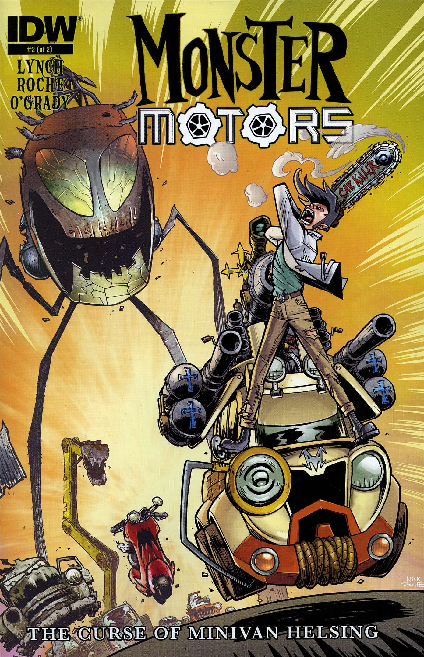 Monster Motors: The Curse Of Minivan Helsing #2 VF ; IDW Comic Book ...