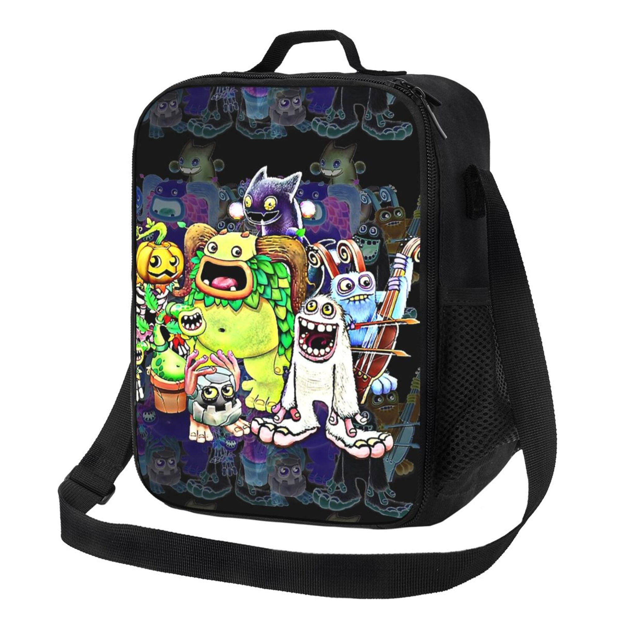 Monster My Singing Monsters Lunch Bag Large Capacity Lunch Box Reusable ...
