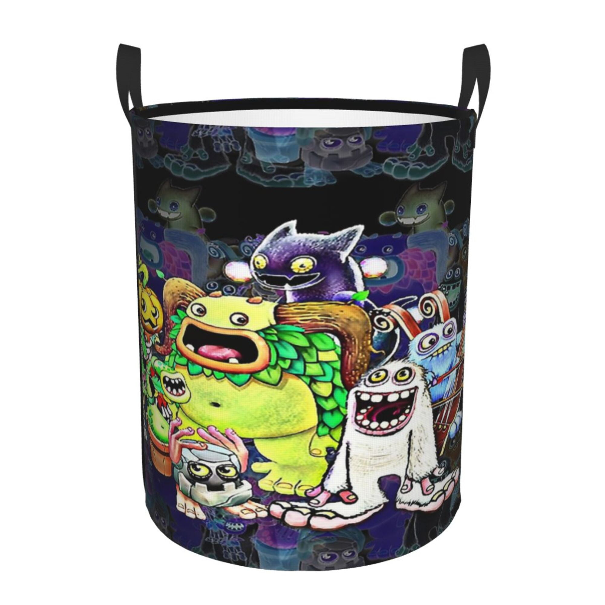 Monster My Singing Monsters Storage Basket Laundry Hamper Collapsible ...