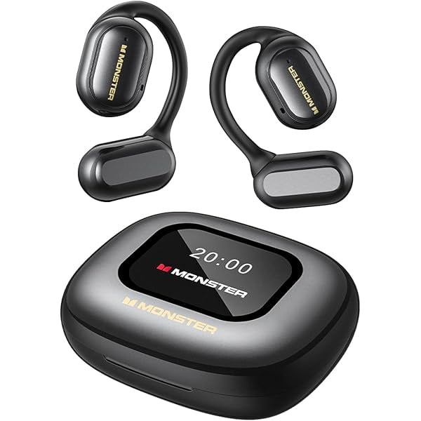 Monster Open Touch Pro 100, Open Ear Headphones Touch Screen Earbuds ...
