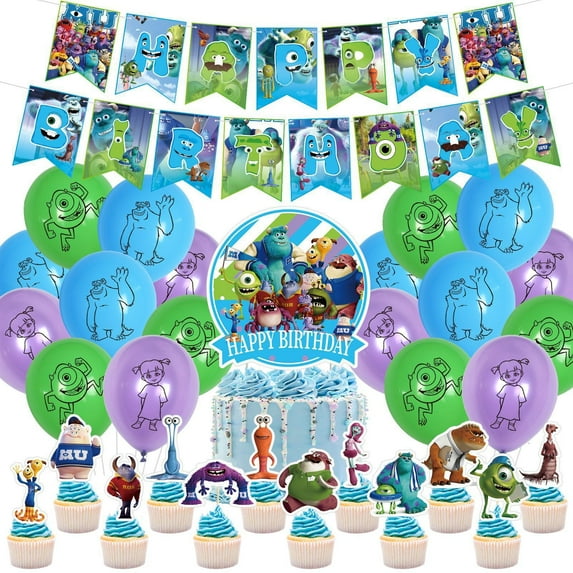 Monster Party Supplies, Monster Birthday Decorations - Monster balloons ...