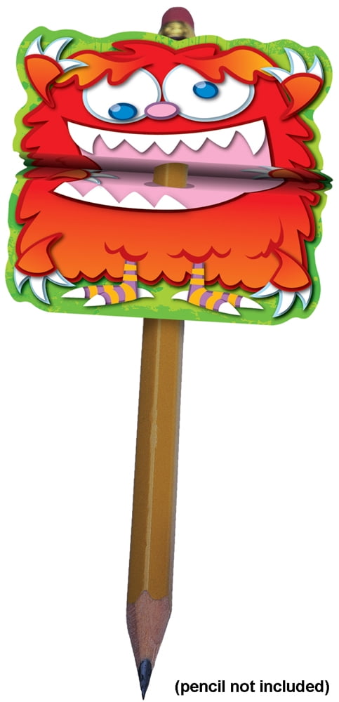 Monster Pencil Toppers (Other printed item) - Walmart.com