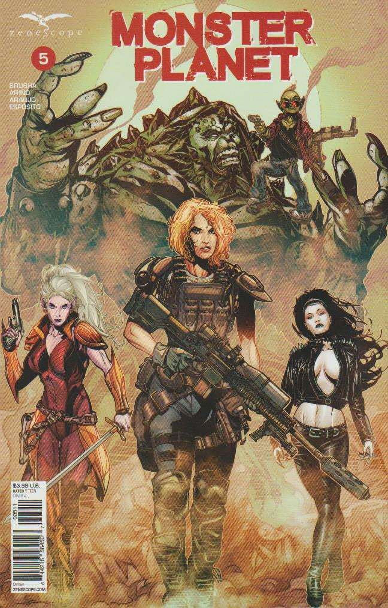 Monster Planet #5A VF ; Zenescope Comic Book - Walmart.com