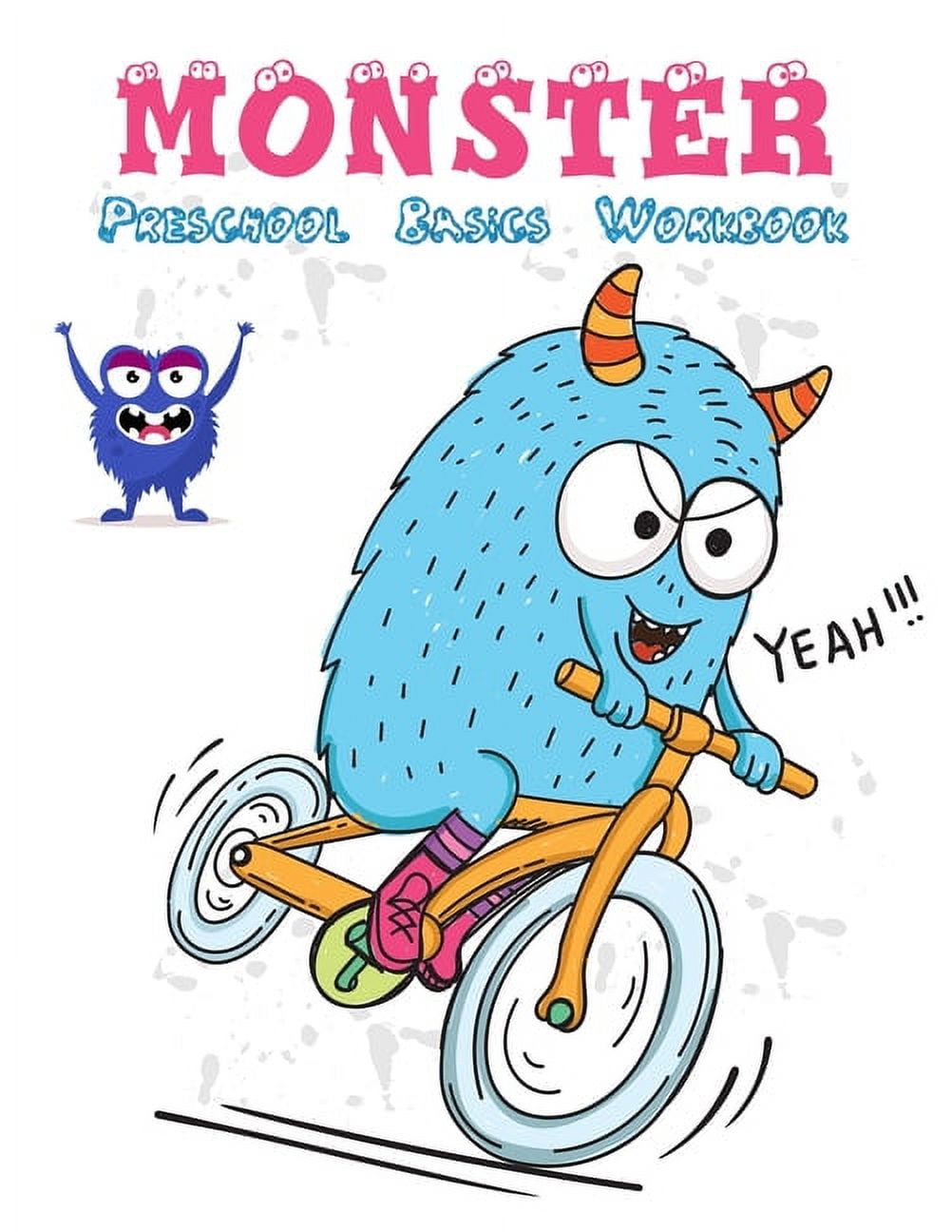 Monster Preschool Basics Workbook: Essential Preschool Skills Fun Games ...