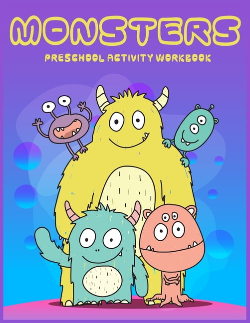 Monster Preschool activity Workbook : A Fun and Educational Children's ...