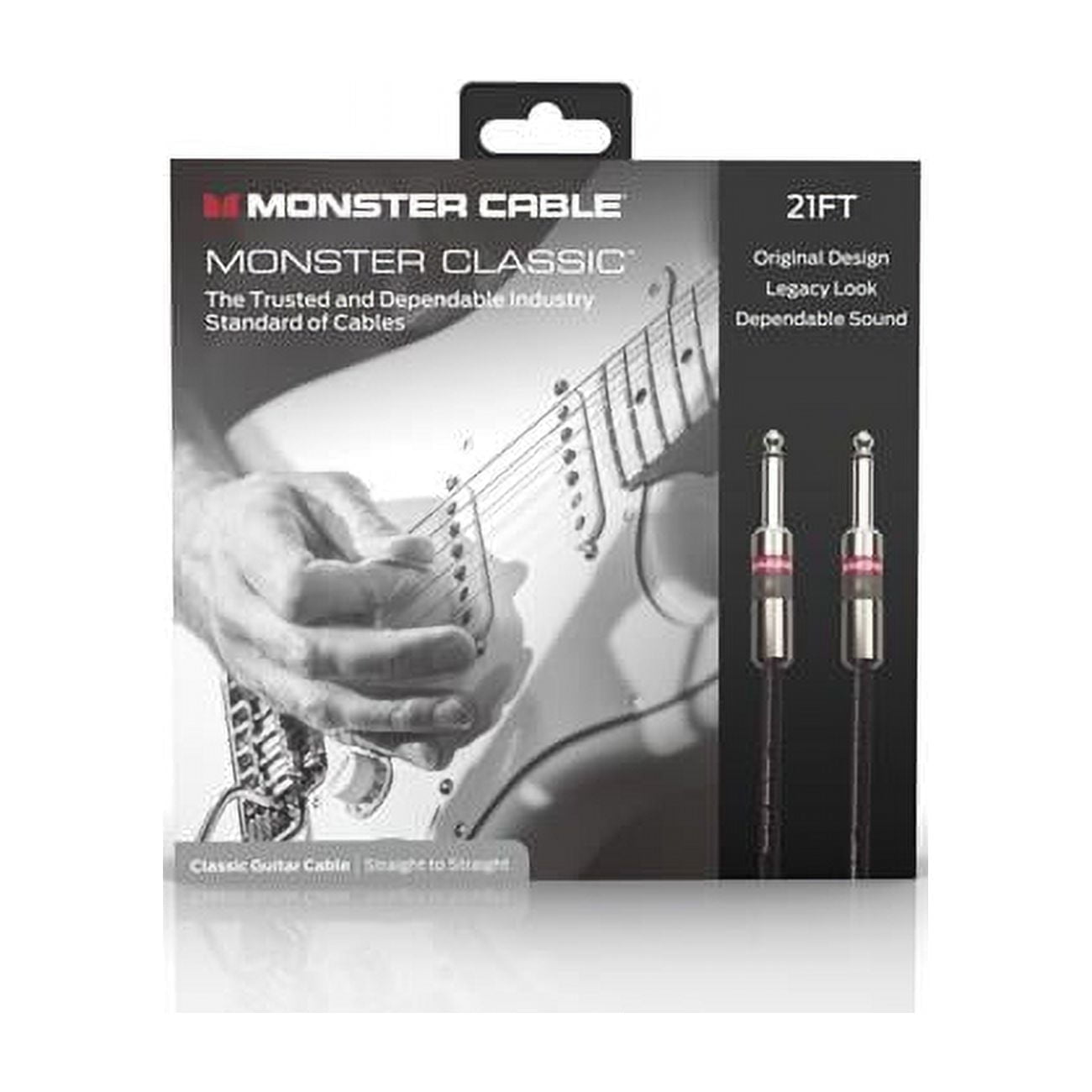 Monster Prolink Classic 1/4" Instrument Cable - 21ft, Straight to ...