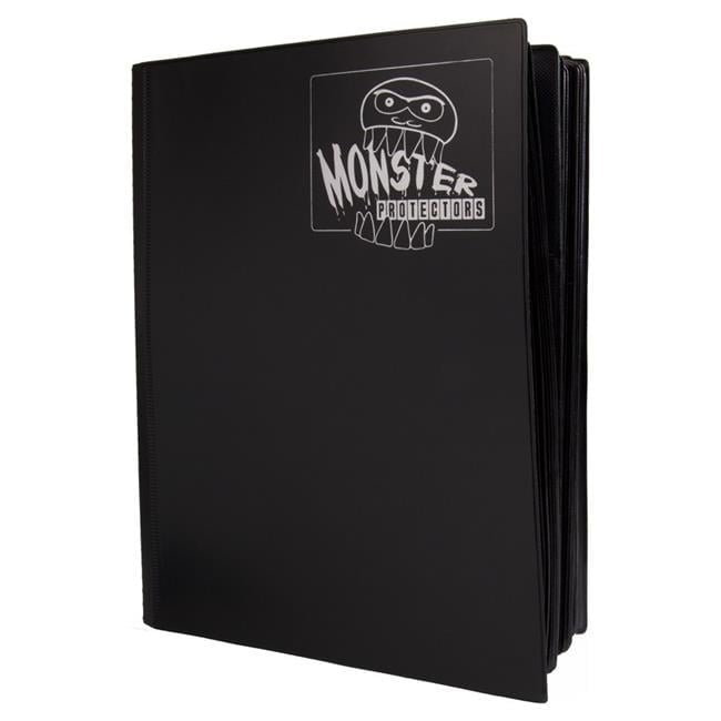 Monster Protectors Mega Monster 9-Pocket Binder, Matte Black - Walmart.com