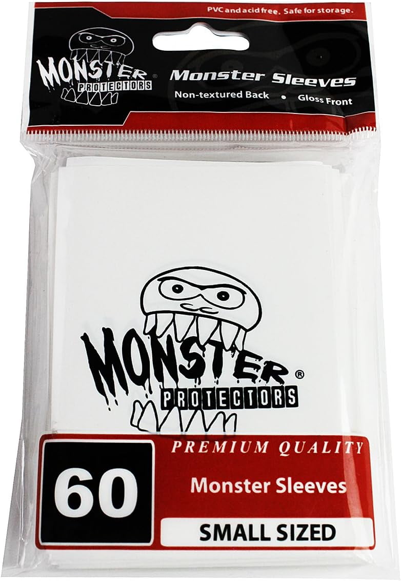 Monster Protectors Sleeves - Smaller Size Gloss with Monster Logo ...