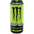 Monster Rehab Green Tea + Energy, Energy Iced Tea, Energy Drink 15.5 ...