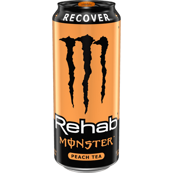 Rehab Peach Tea + Energy - 15.5 oz., (12 Pack) | Monster Energy ...