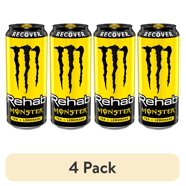Monster Rehab Energy Drink, Lemonade Tea, Hydrating Electrolytes ...