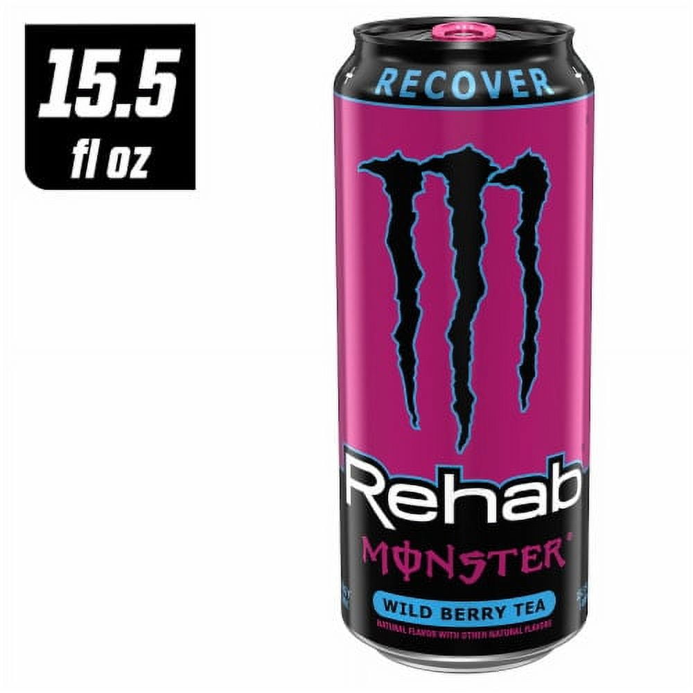 Monster Rehab Wild Berry Tea Energy Drink Can - Walmart.com
