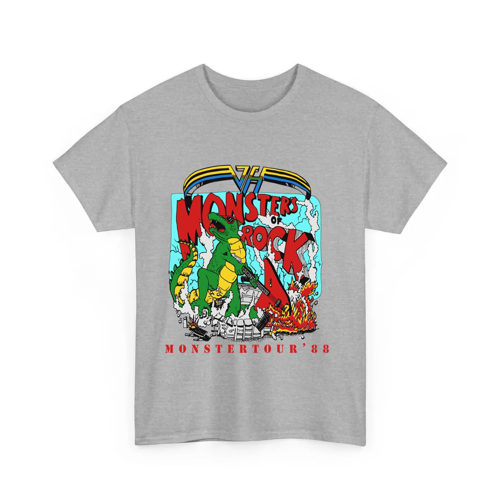 Monster Rock Festival Shirt, Vintage 1988 Heavy Metal Tour Concert ...