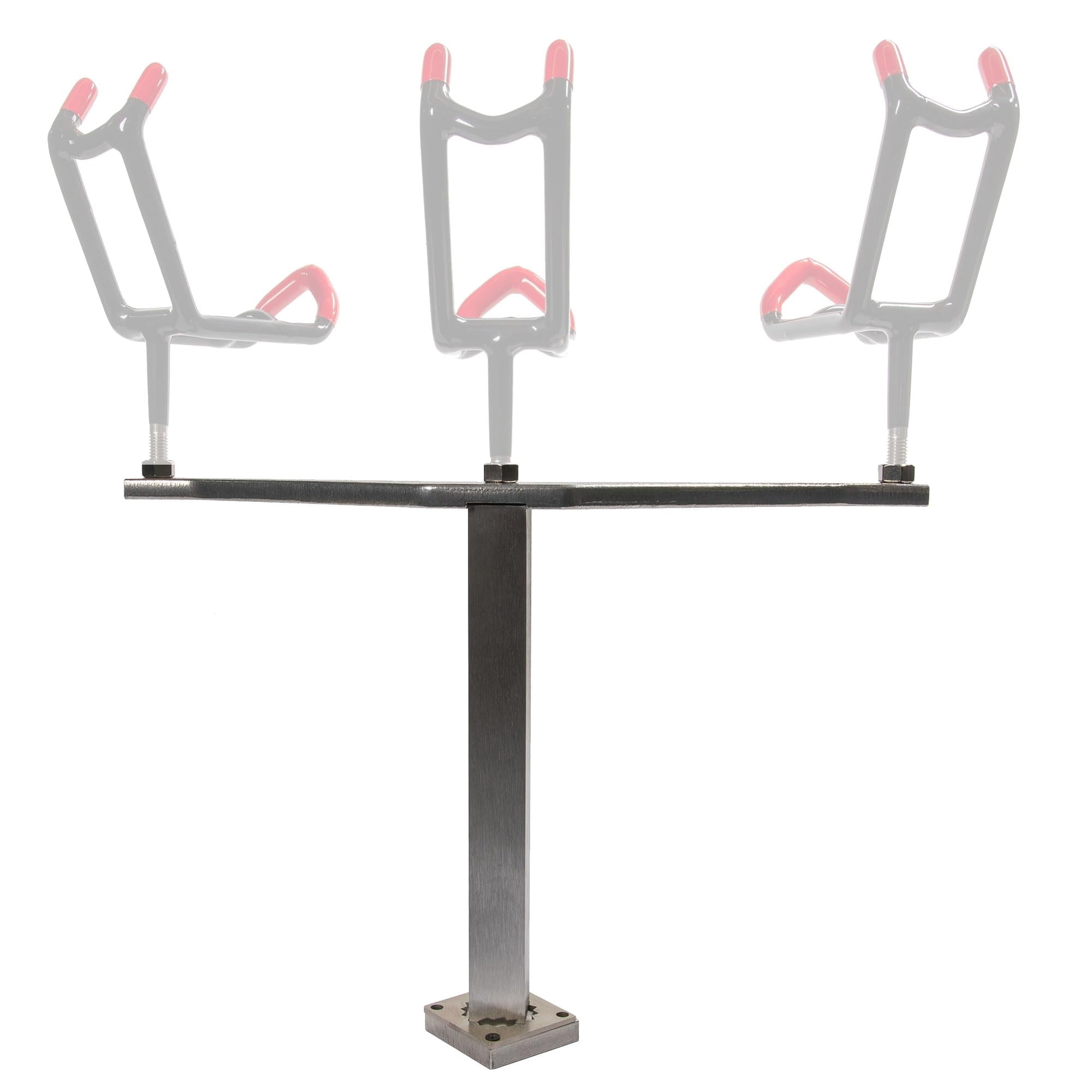 Monster Rod Holders Corner T-Bar for Flat Railings | Aluminum Fishing ...