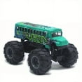 Monster School Bus Die Cast Metal Model Pullback Action Toy Monster ...