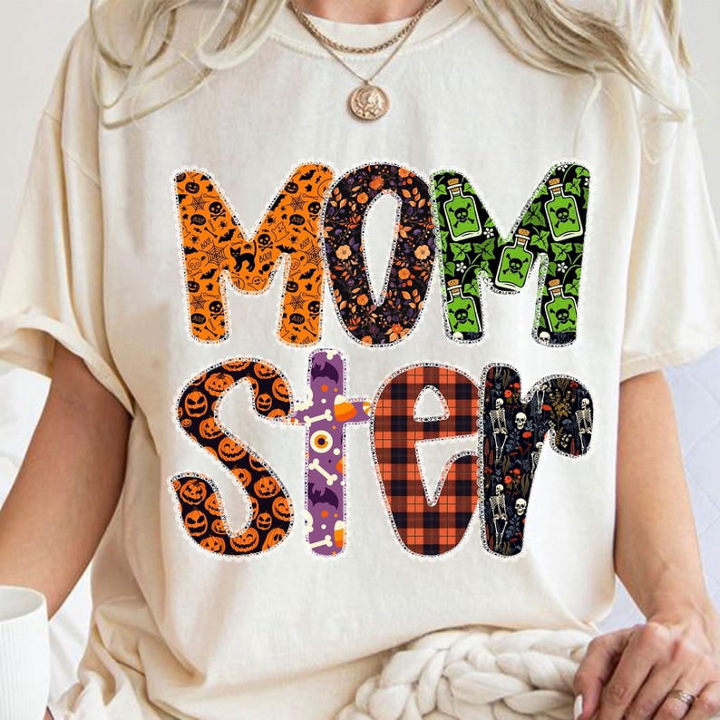 Monster Shabby Chic Halloween T-shirt, Monster Season T-shirt ...