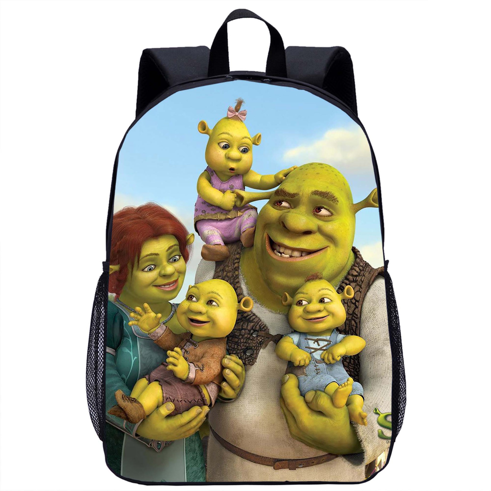 Monster Shrek Student backpack, 17 inch large capacity backpack for ...